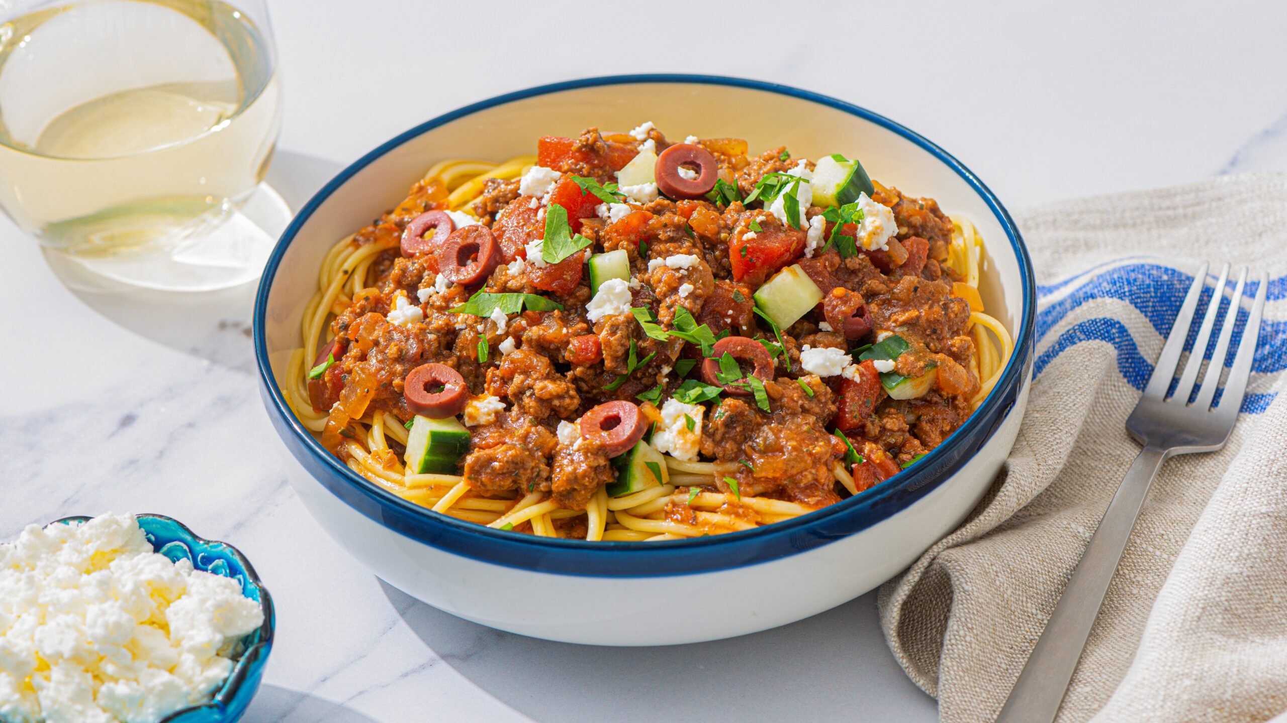 Greek Spaghetti Bolognese - Better Than Bouillon
